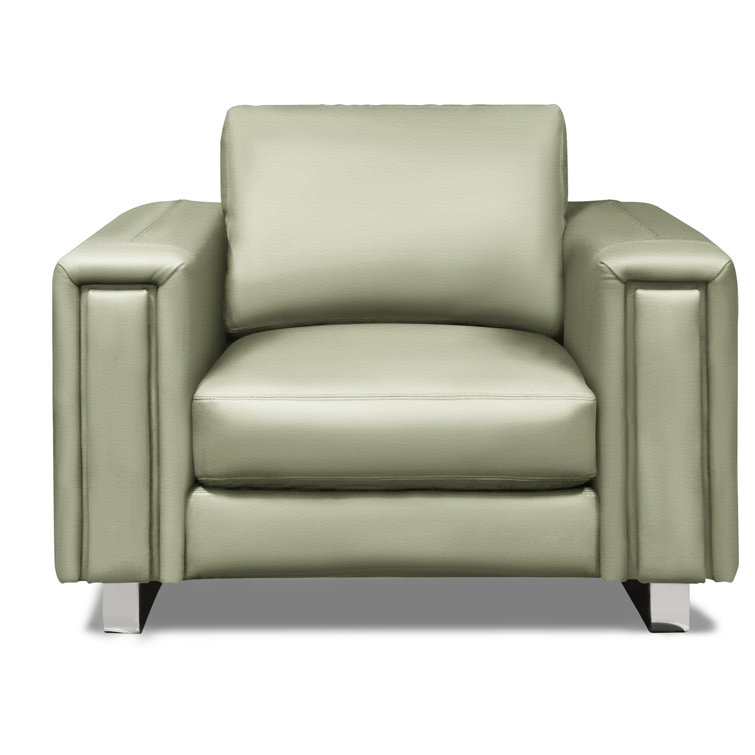 Eleanor Rigby Tribeca Leather Club Chair | Wayfair