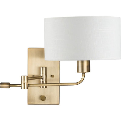 Etta Avenue™ Moses Steel Swing Arm Sconce & Reviews | Wayfair