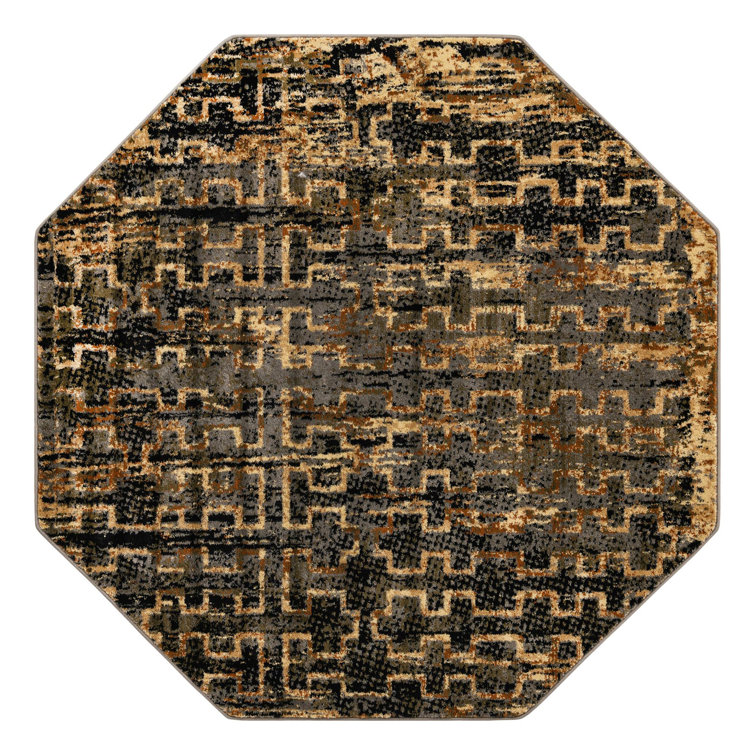 17 Stories Karwan Geometric Indoor Rug & Reviews | Wayfair