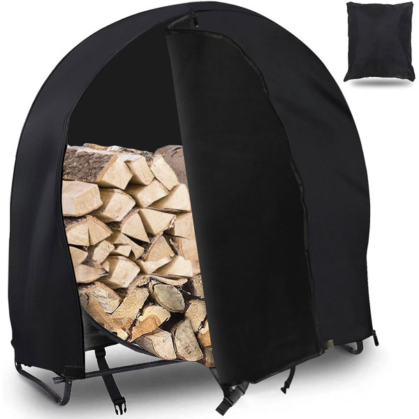 Arlmont & Co. Outdoor Log Rack Cover | Wayfair
