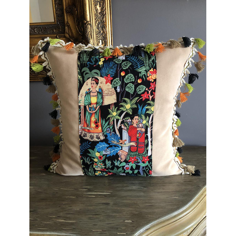 Latitude Vive Beora Abstract Square Scatter Cushion Cushion Cover ...