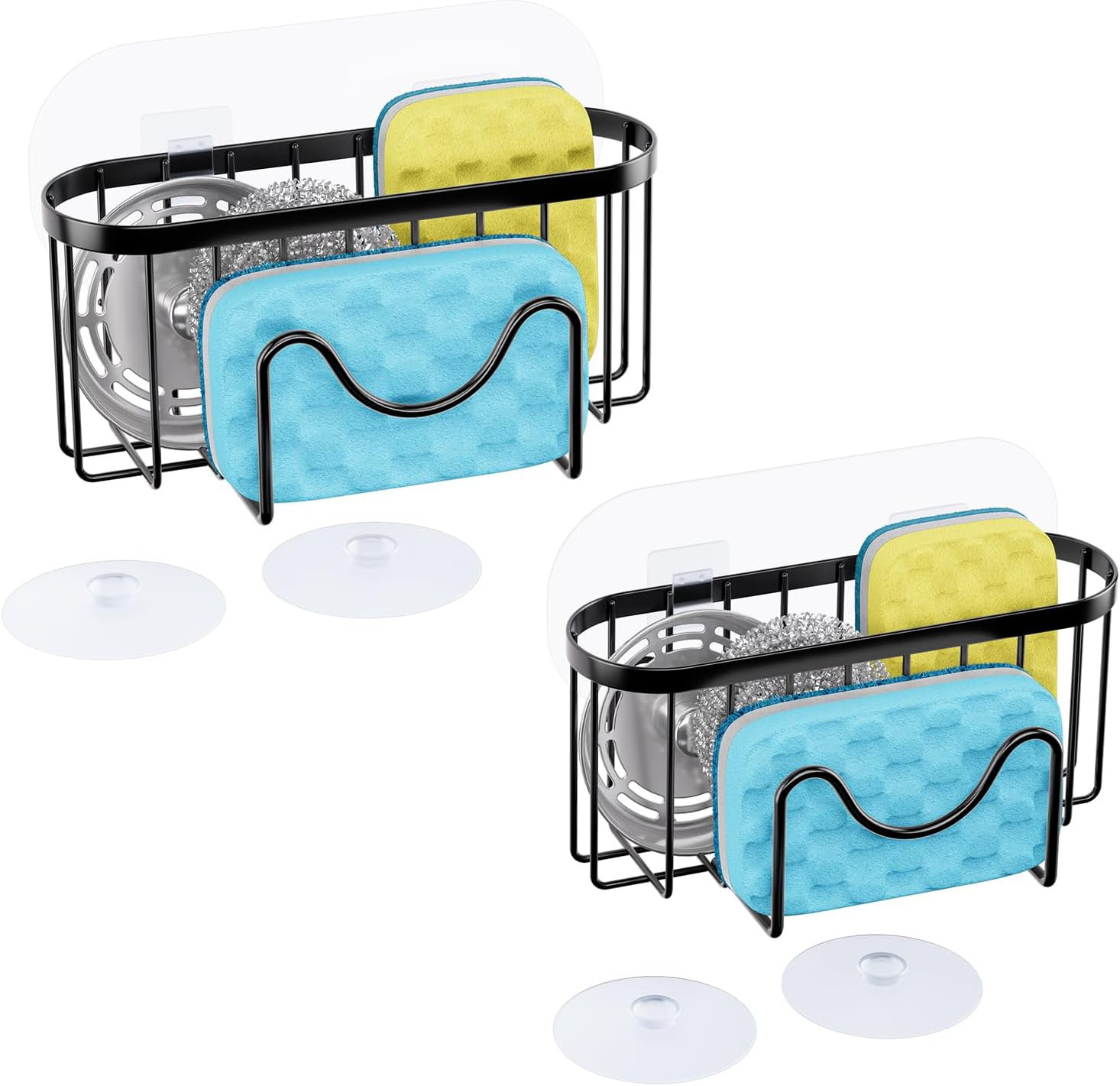 WKING Multifunctional M-Shaped Sponge Holder With Dual Installation ...