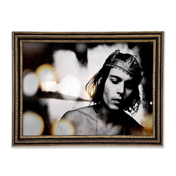 Ebern Designs Johnny Depp Crown - Single Picture Frame Art Prints ...