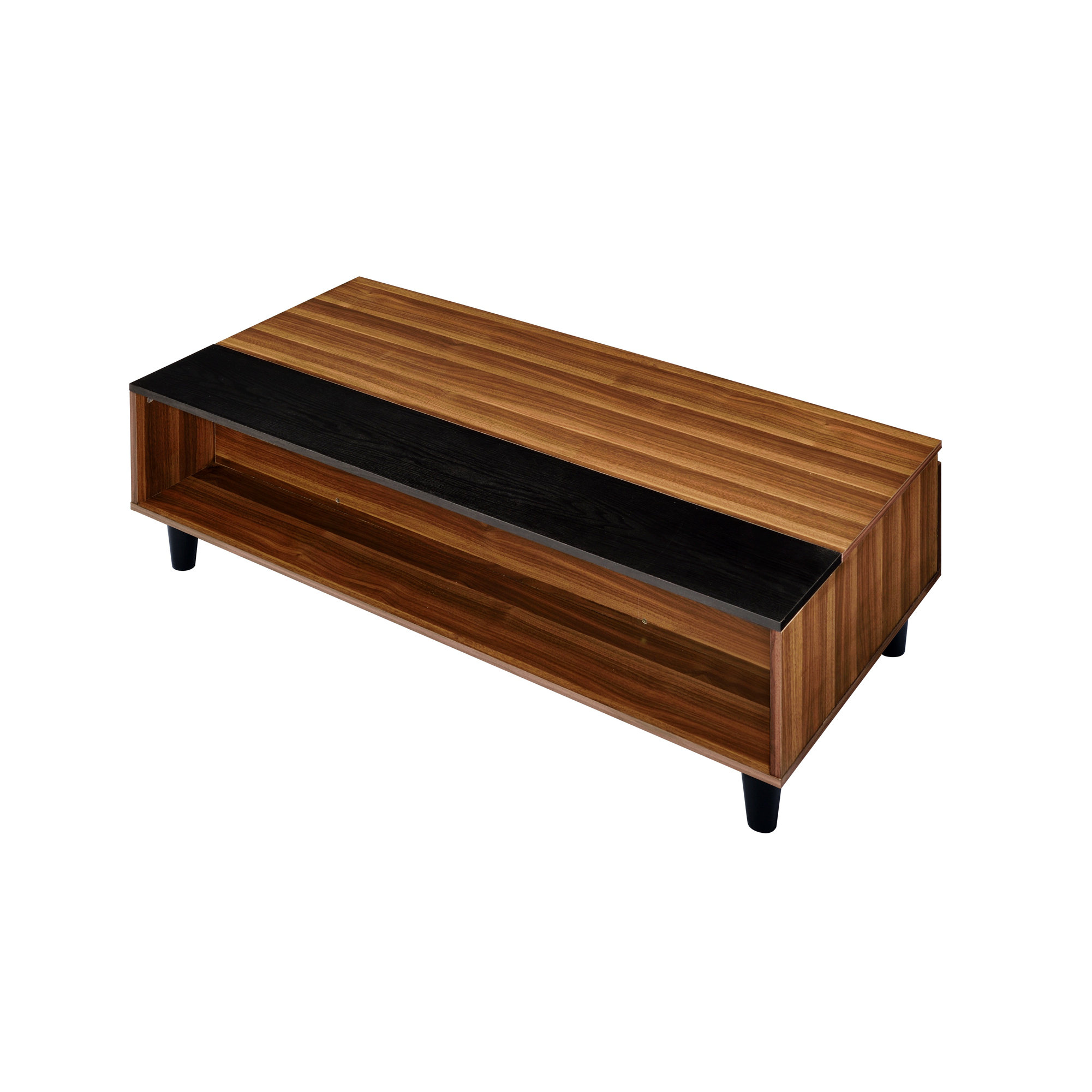 Home Enter Hub Solid Wood Coffee Table | Wayfair
