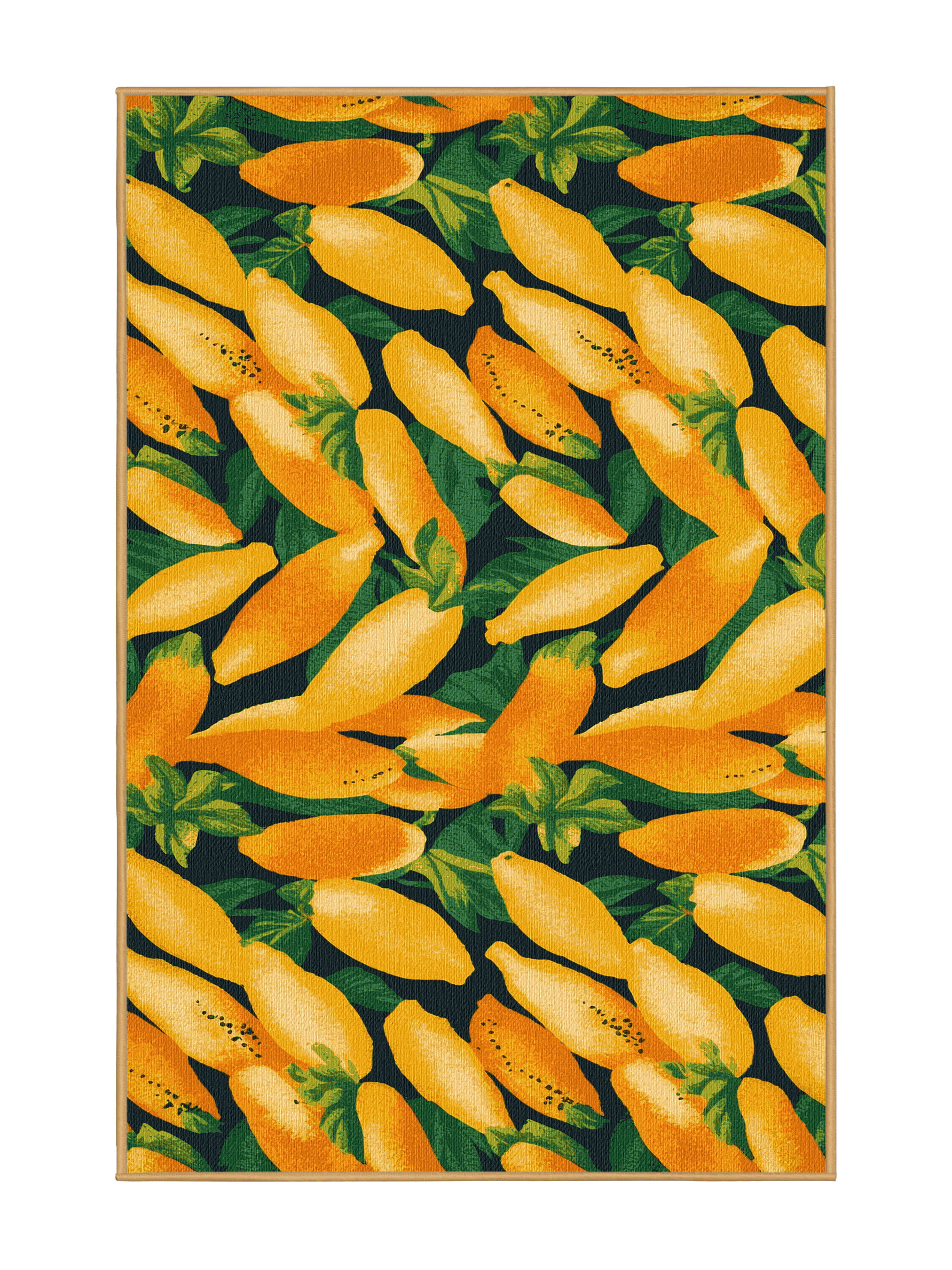 Bayou Breeze Washable Papayas Hawaiian Area Rug | Wayfair
