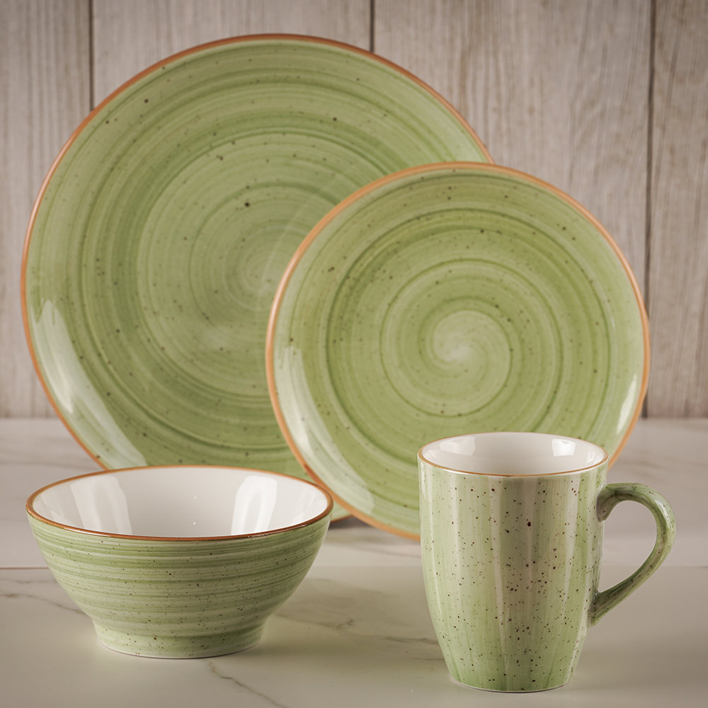 Turgla Home Natura Collection 4-Piece Dinnerware Set - Wayfair Canada