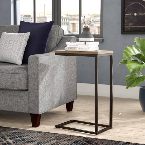 17 Stories Solid Wood C Table End Table | Wayfair