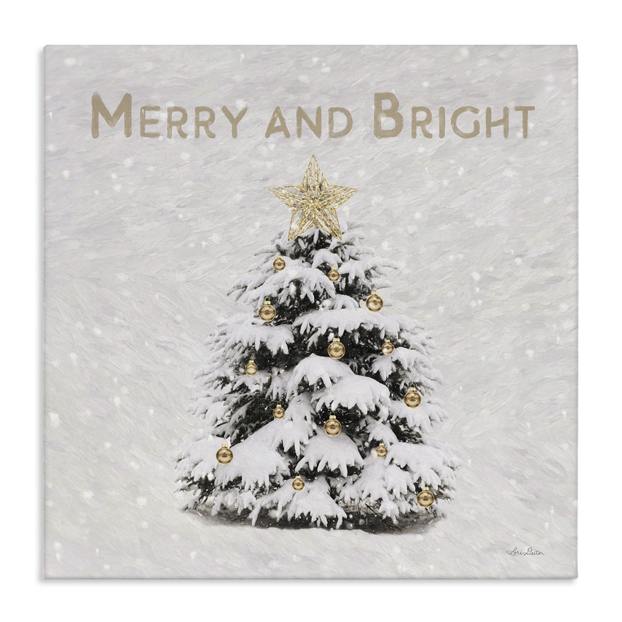 The Holiday Aisle® Merry & Bright Scene Canvas Wall Art Design By Lori ...