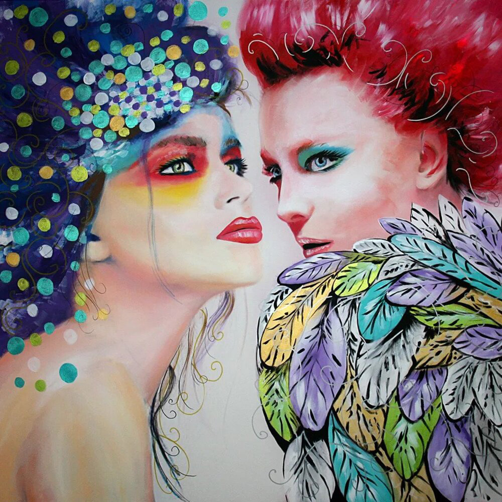 Robert Allen Celestine by Juliana Maz - Wrapped Canvas Painting ...