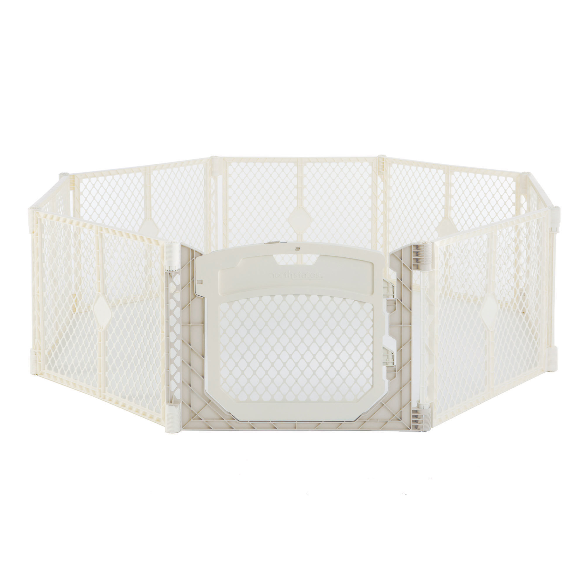 Toddleroo by North States Superyard Travel 8 Panel Play Yard & Reviews ...