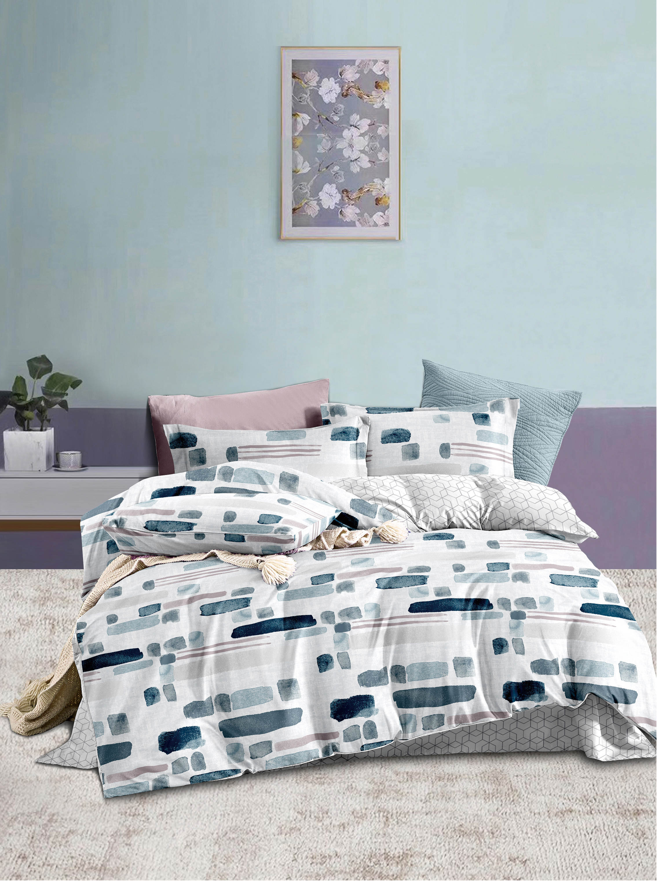 LIVIA Ensemble de housse de couette - Rehaussez votre chambre à coucher ...