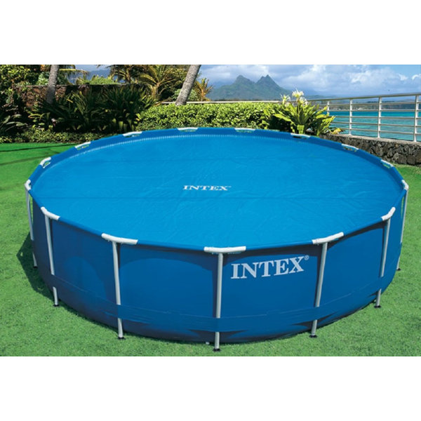 Intex 15' x 42" Inflatable Swimming Pool w/ pool set and Intex 15-Ft ...