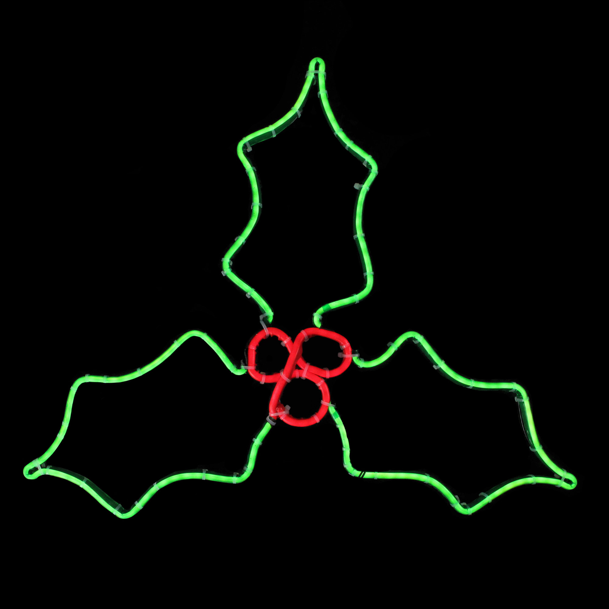 Northlight Seasonal 16" Neon Style Led Lighted Holly Berry Christmas ...
