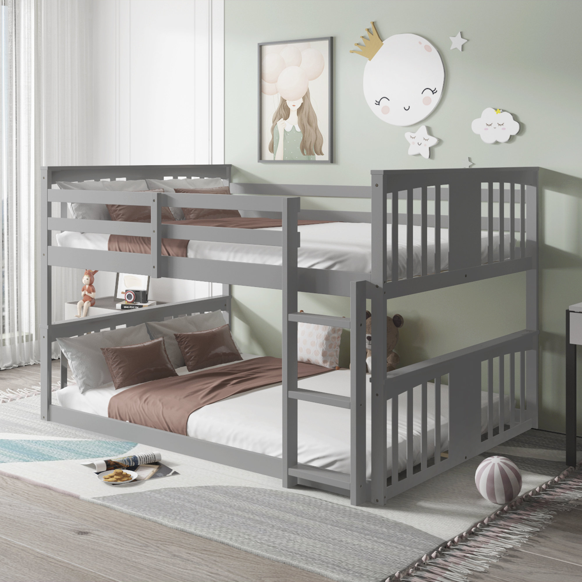 Harriet Bee Felizitas Solid Wood Standard Bunk Bed by Harriet Bee ...