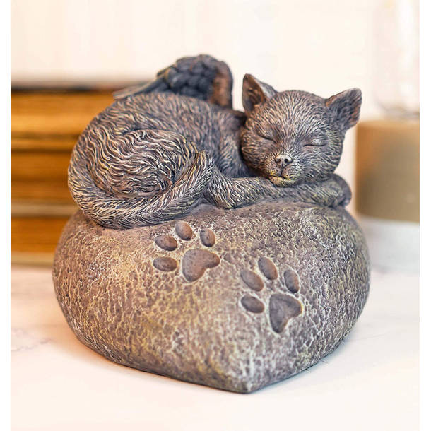 Design Toscano Cat Pet Memorials Forever in Our Hearts Statue & Reviews ...