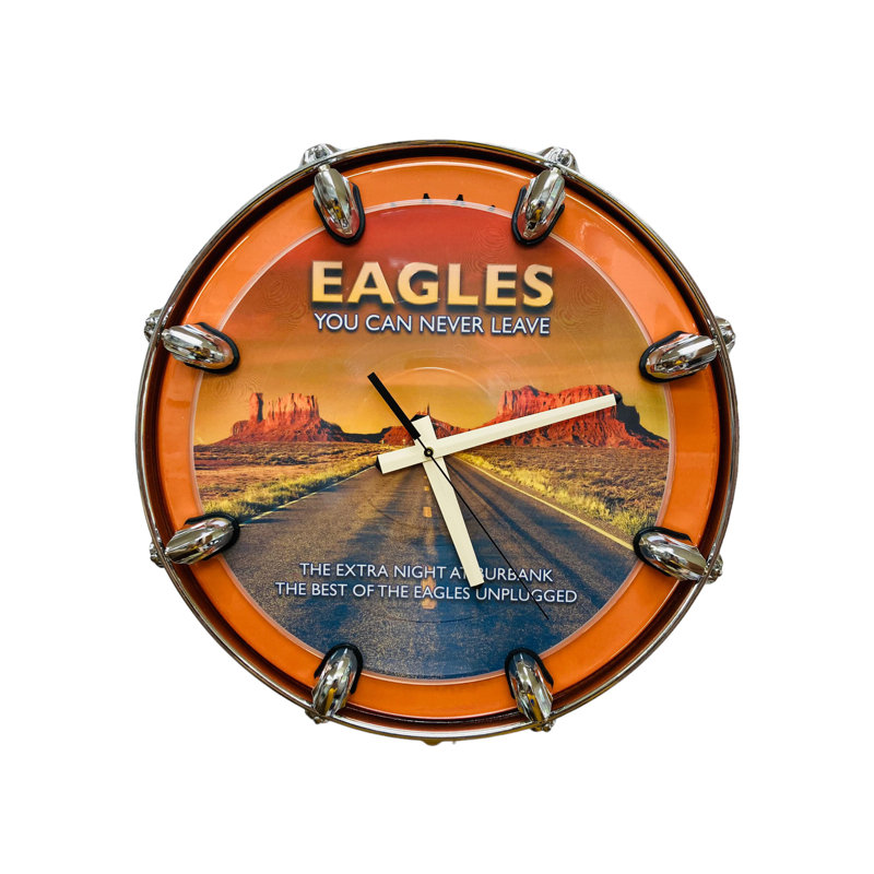 Rocking The Clock Eagles Wall Clock | Wayfair