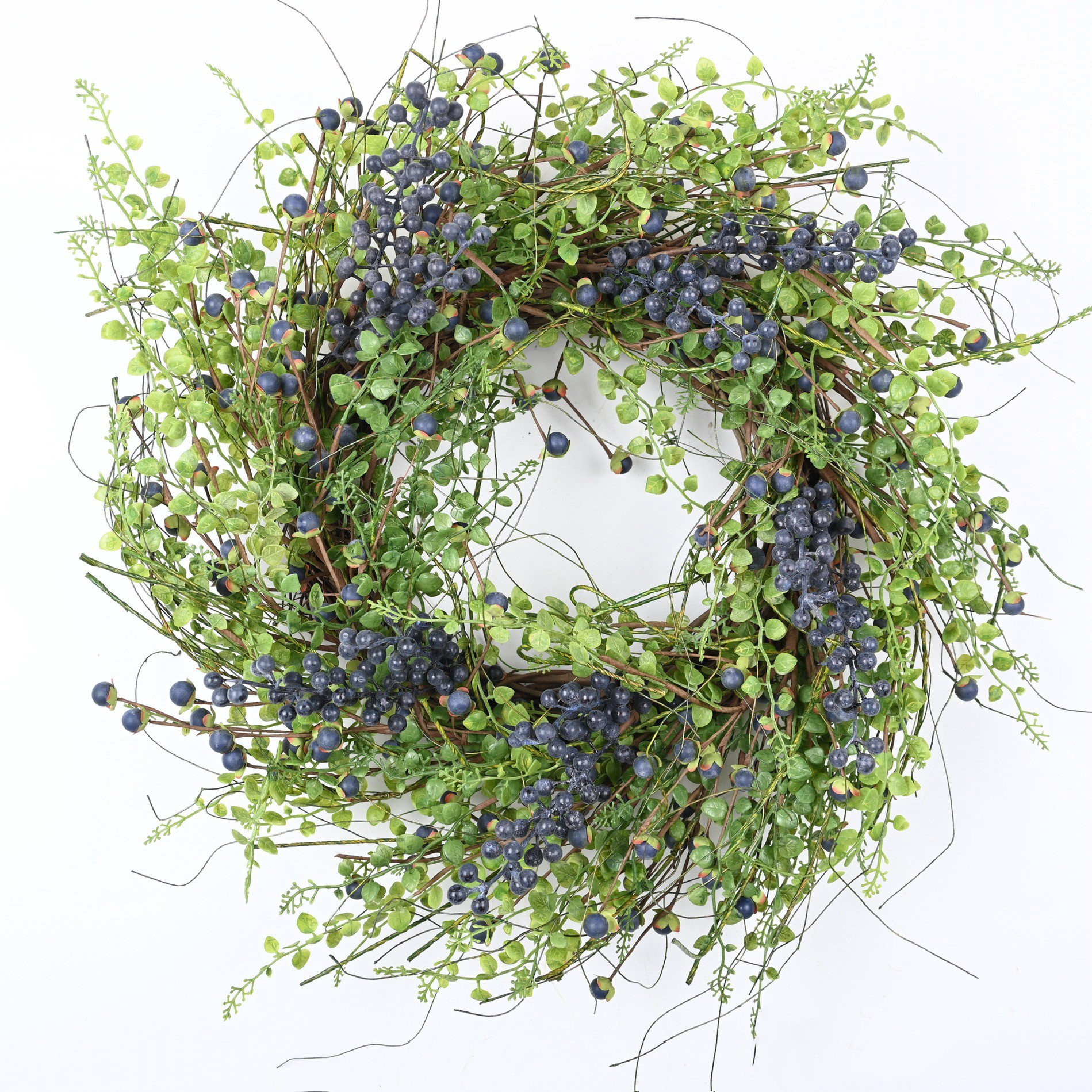 The Holiday Aisle® 20" Spring Summer Berry Wreath For Front Door | Wayfair