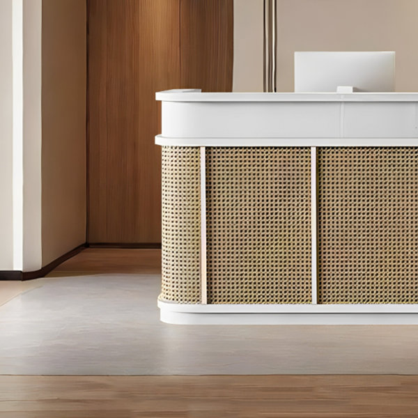 NBNKK Reception desk Large Writing Desk, Reception Desk, Commercial ...