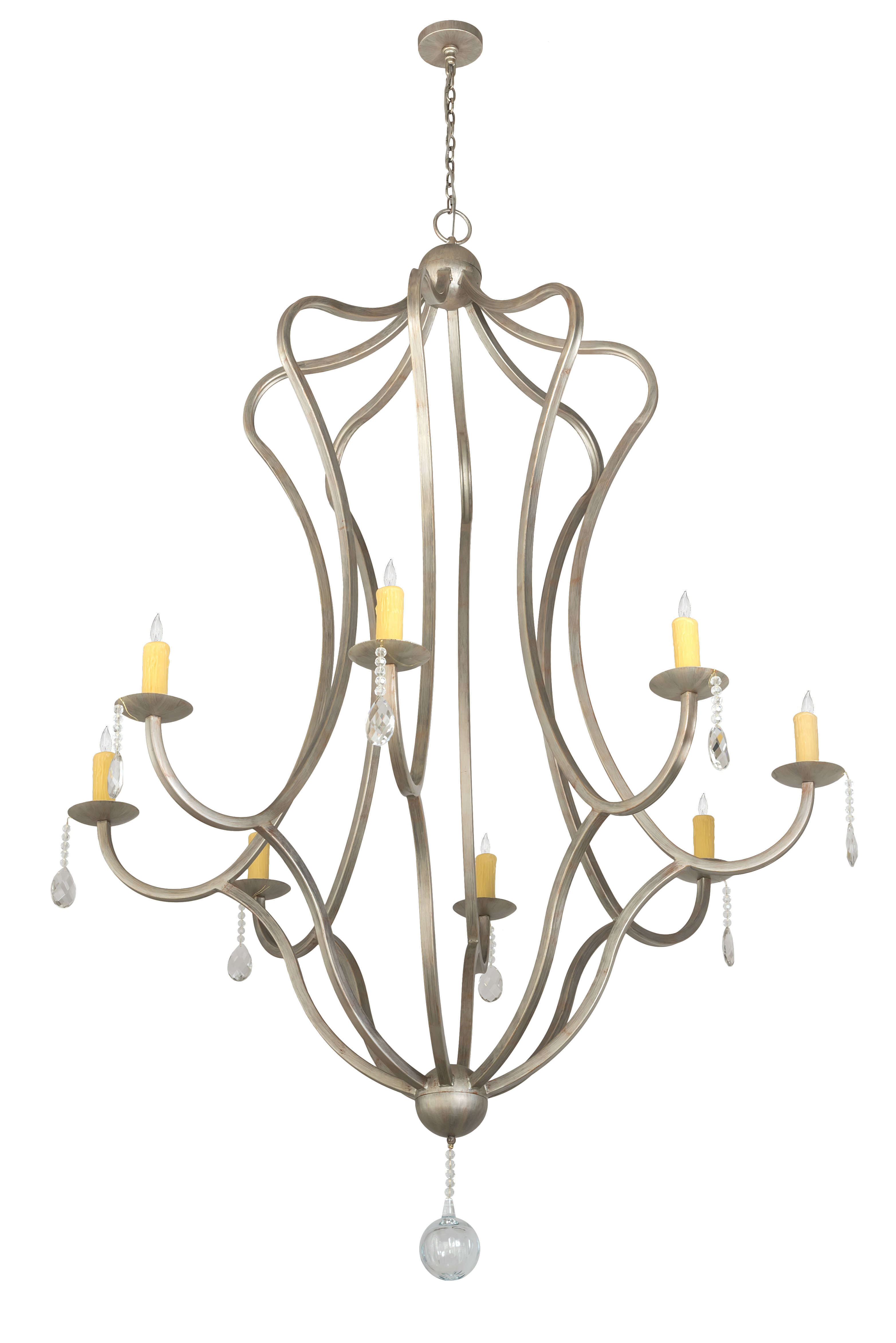 Meyda Lighting Lumierre 8 - Light Candle Style Empire Chandelier with ...