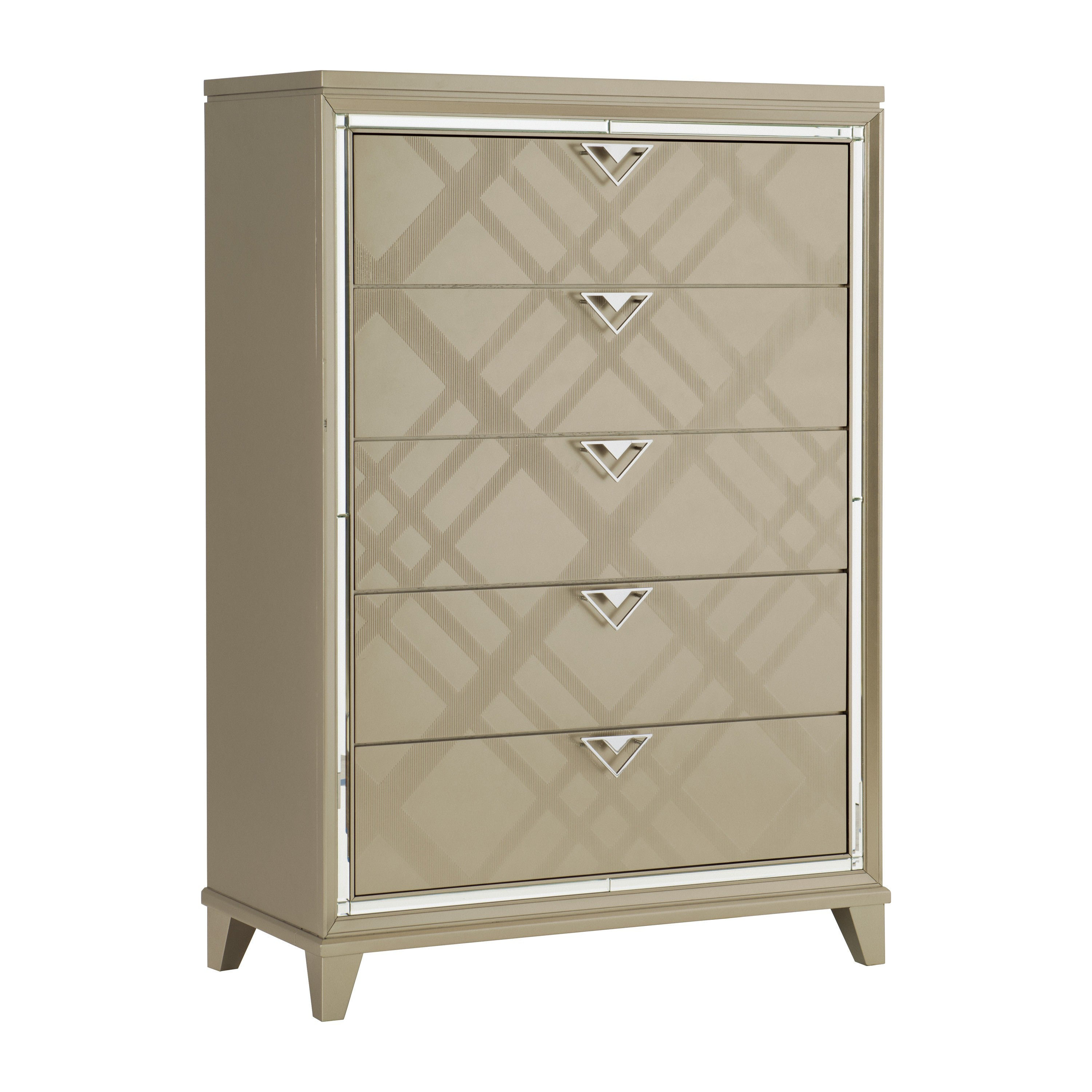 Everly Quinn Bijou Champagne Chest - Wayfair Canada