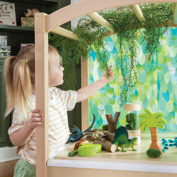 Guidecraft Kids' Sensory System Table and Canopy: Sand and Water ...