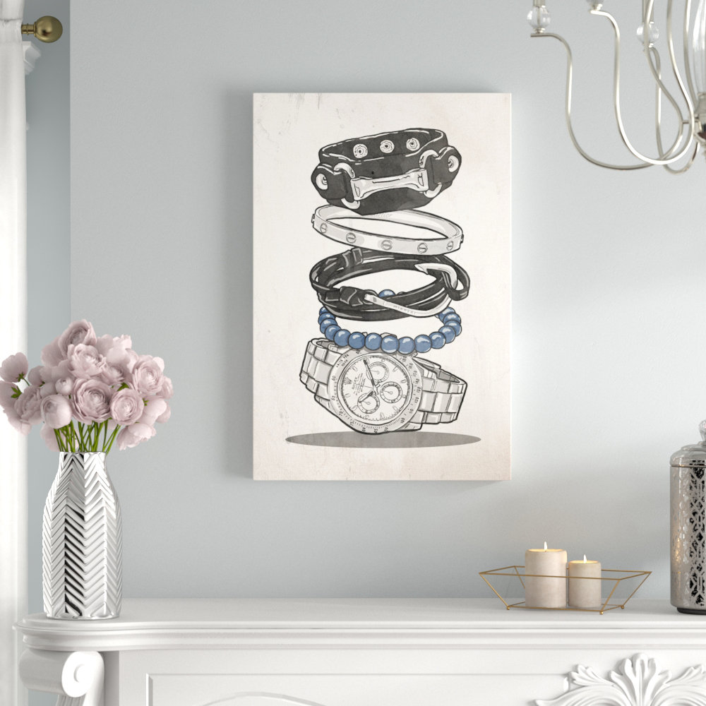 House of Hampton Gentleman Arm Candy - Graphic Art Print on Canvas ...