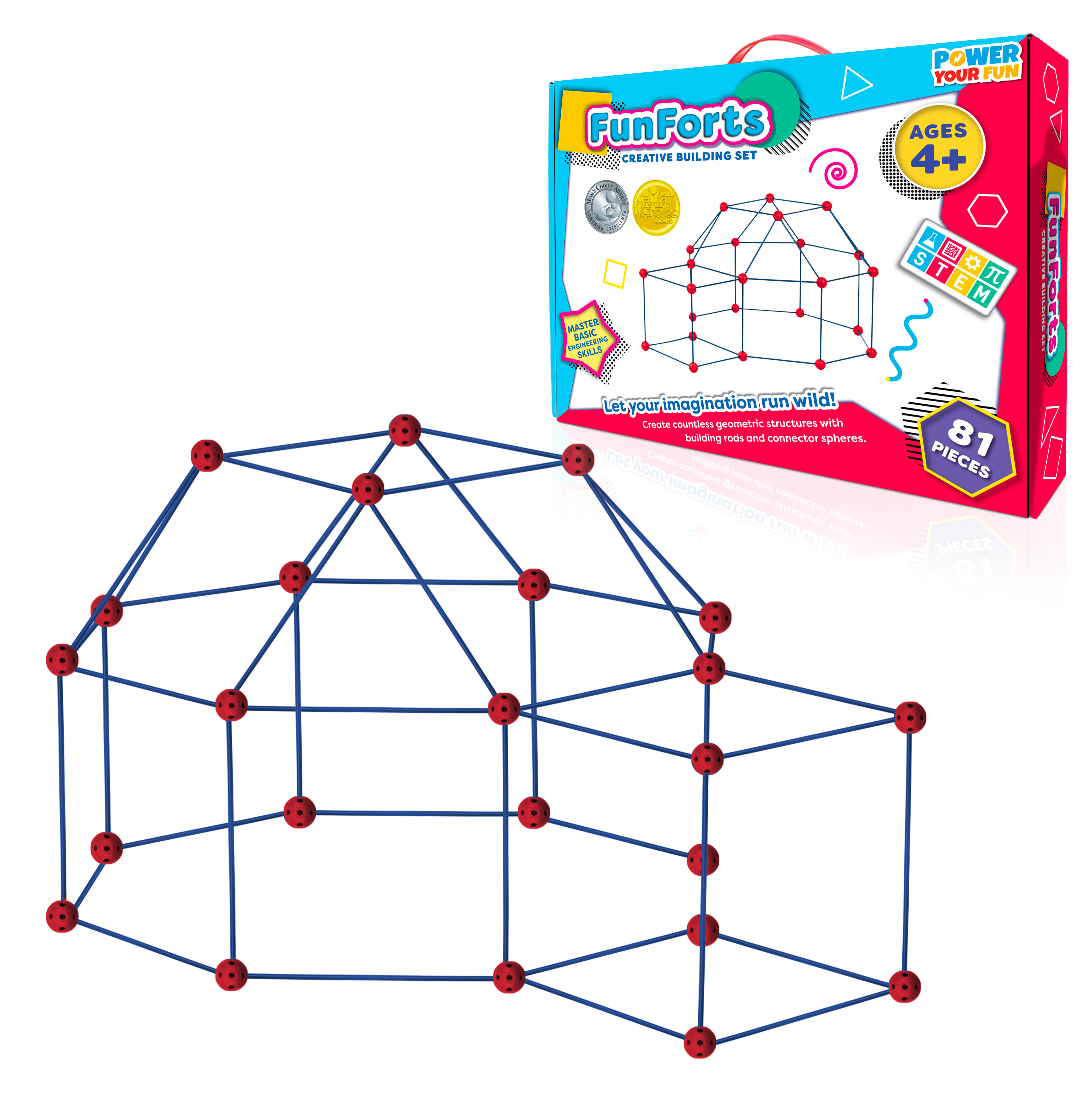 Power Your Fun 1 Person Fun Forts Tent with Carry Bag | Wayfair