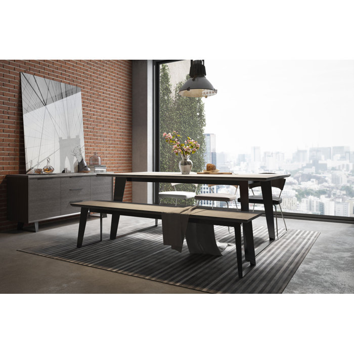 AllModern Rami Upholstered Bench & Reviews | Wayfair