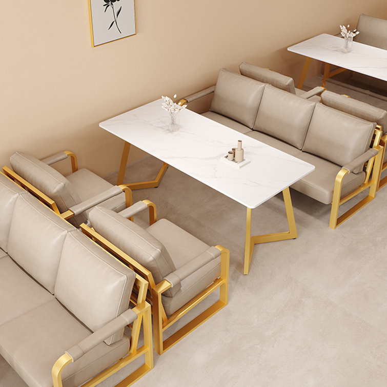 Visual card holder Nordic Simple Restaurant Cafe Upholstered Benches ...