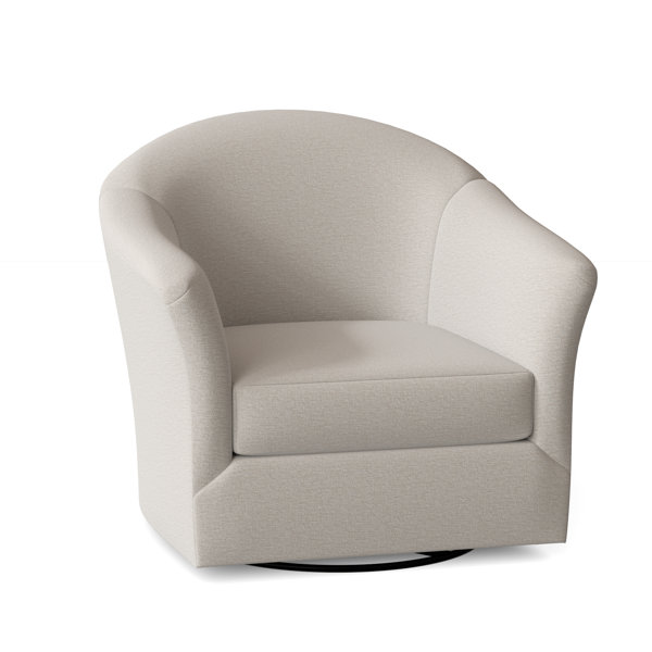 Braxton Culler Weston Upholstered Swivel Barrel Chair & Reviews | Wayfair