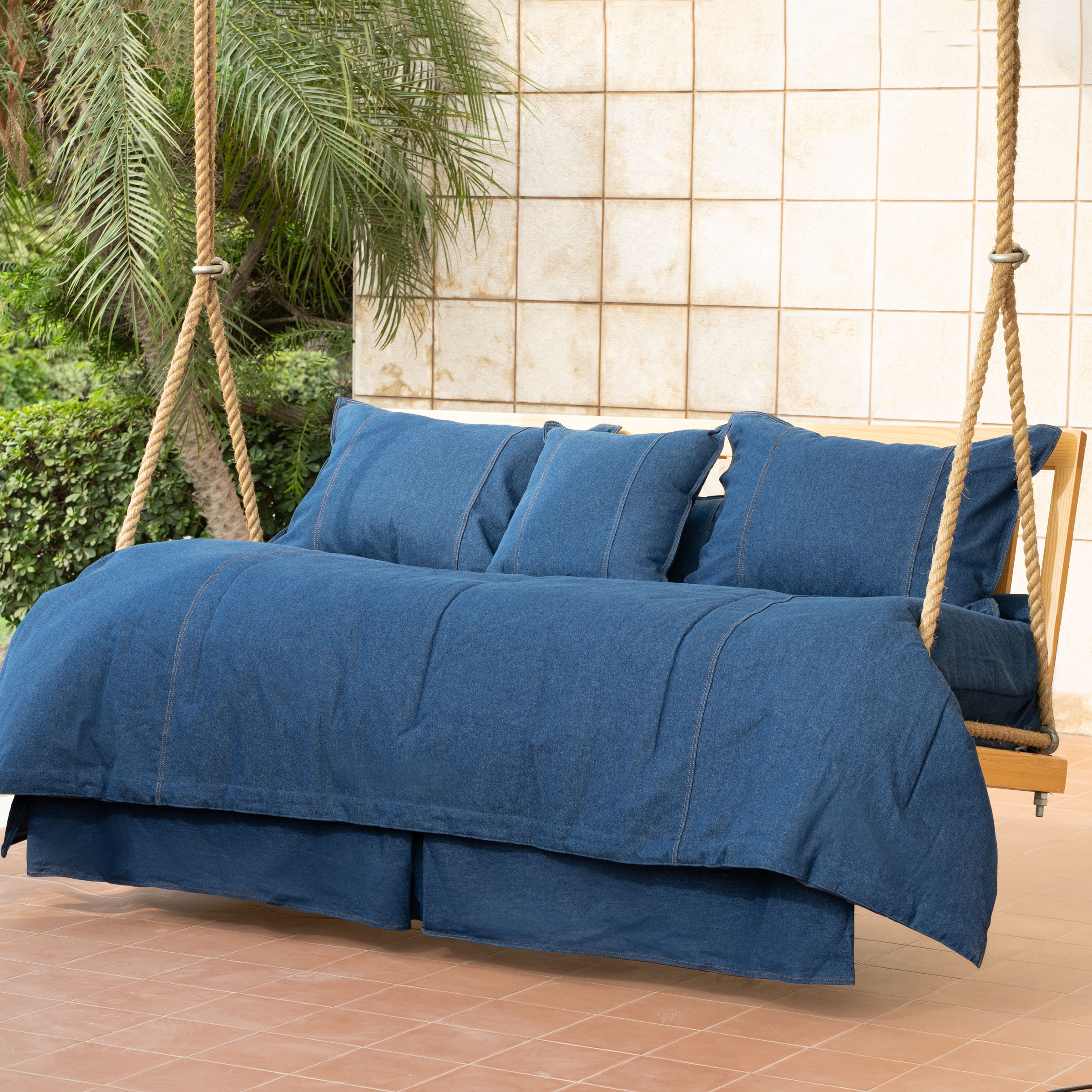 Karin Maki American Denim American Denim 100% Cotton Pure Denim Day Bed ...