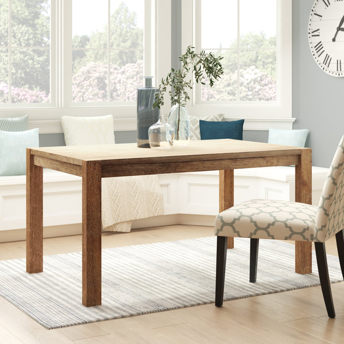 Beachcrest Home Dellbrook Solid Wood Base Dining Table & Reviews | Wayfair