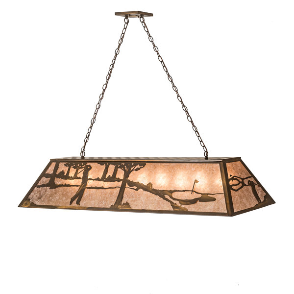 Astoria Grand Thanos 9 - Light Antique Copper Pool Table Lights Pendant ...