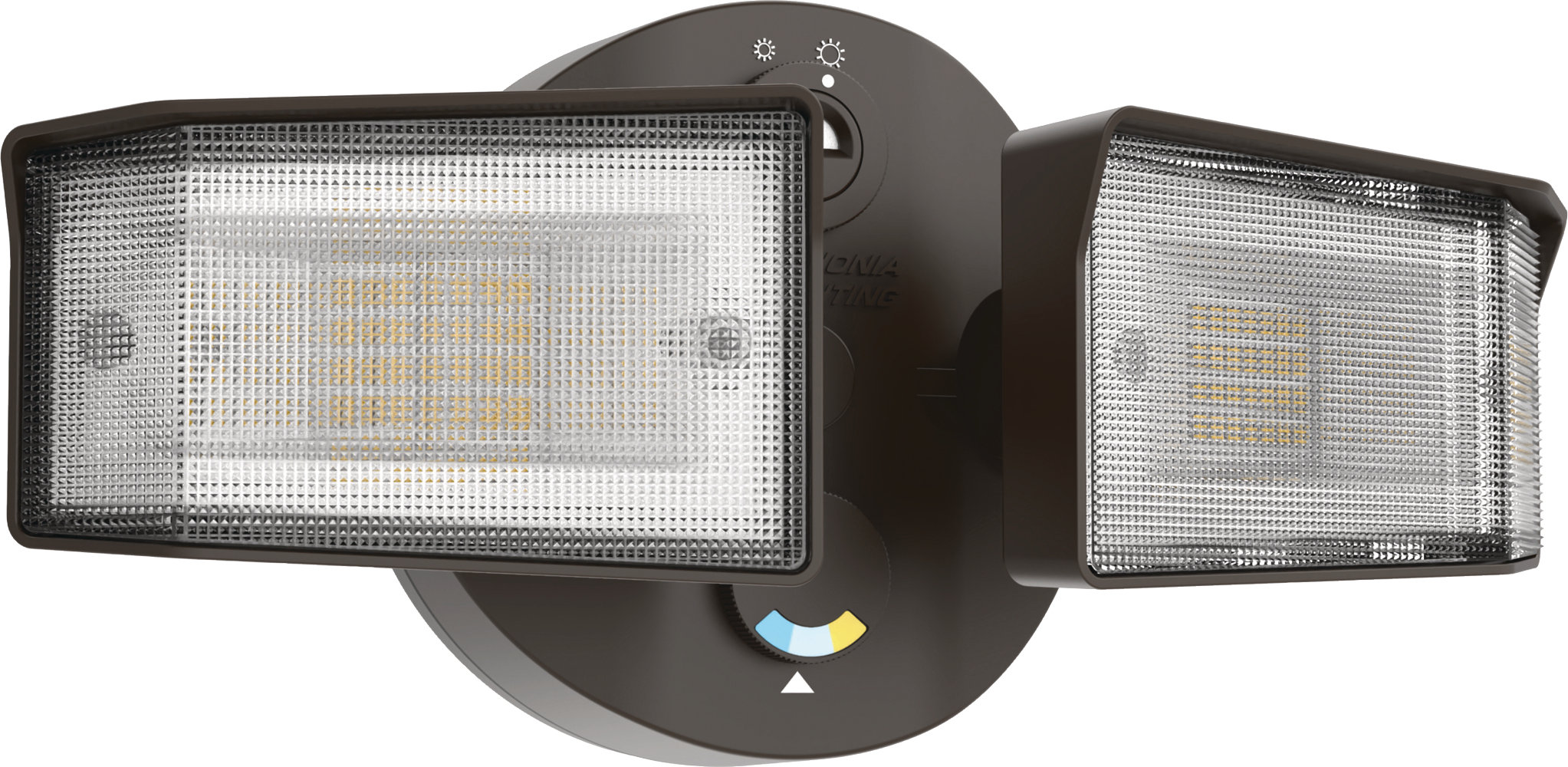Lithonia Lighting 2 - Head Hardwired Dusk to Dawn Outdoor Security ...