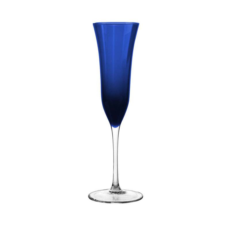 Qualia Glass Morrigan 4 oz. Crystal Flute Champagne Glasses & Reviews ...