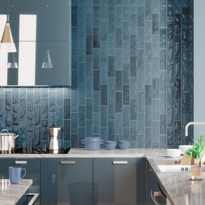 KDC Tile and Marble 2.5" x 8" Ceramic Subway Wall Tile & Reviews | Wayfair