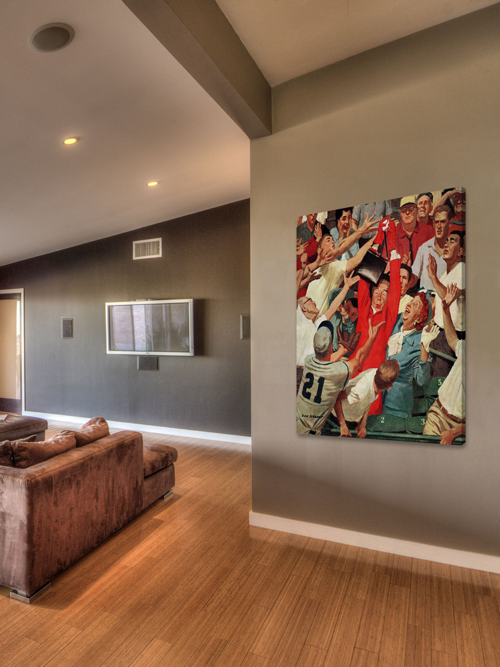 Marmont Hill Grandma Catches Fly Ball by Richard Sargent Print on ...