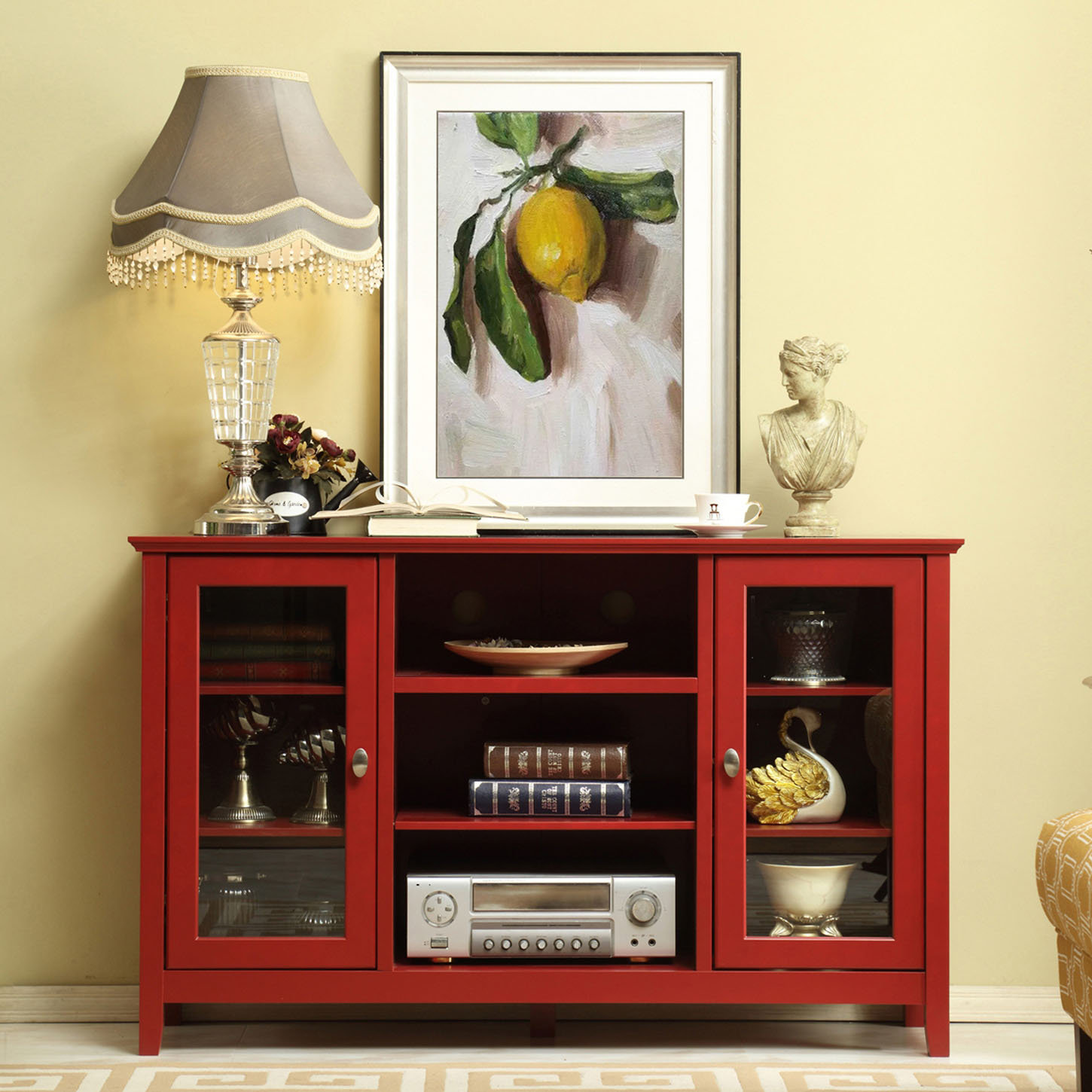 Red Barrel Studio® Storage Buffet Cabinet, Sideboard, Tv Console With ...