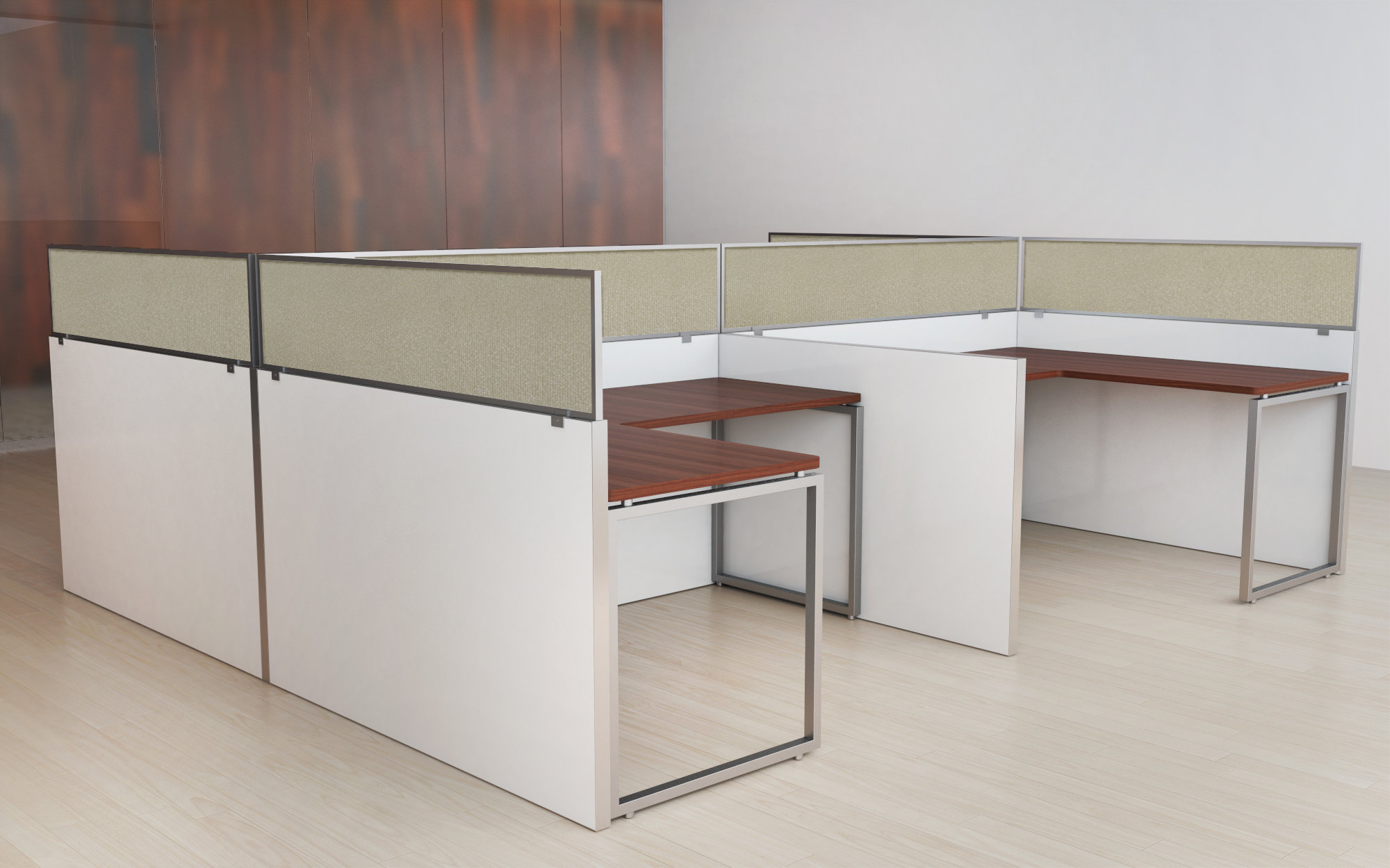 OBEX Acoustical Cubicle Mounted Privacy Panel with Large Bracket | Wayfair