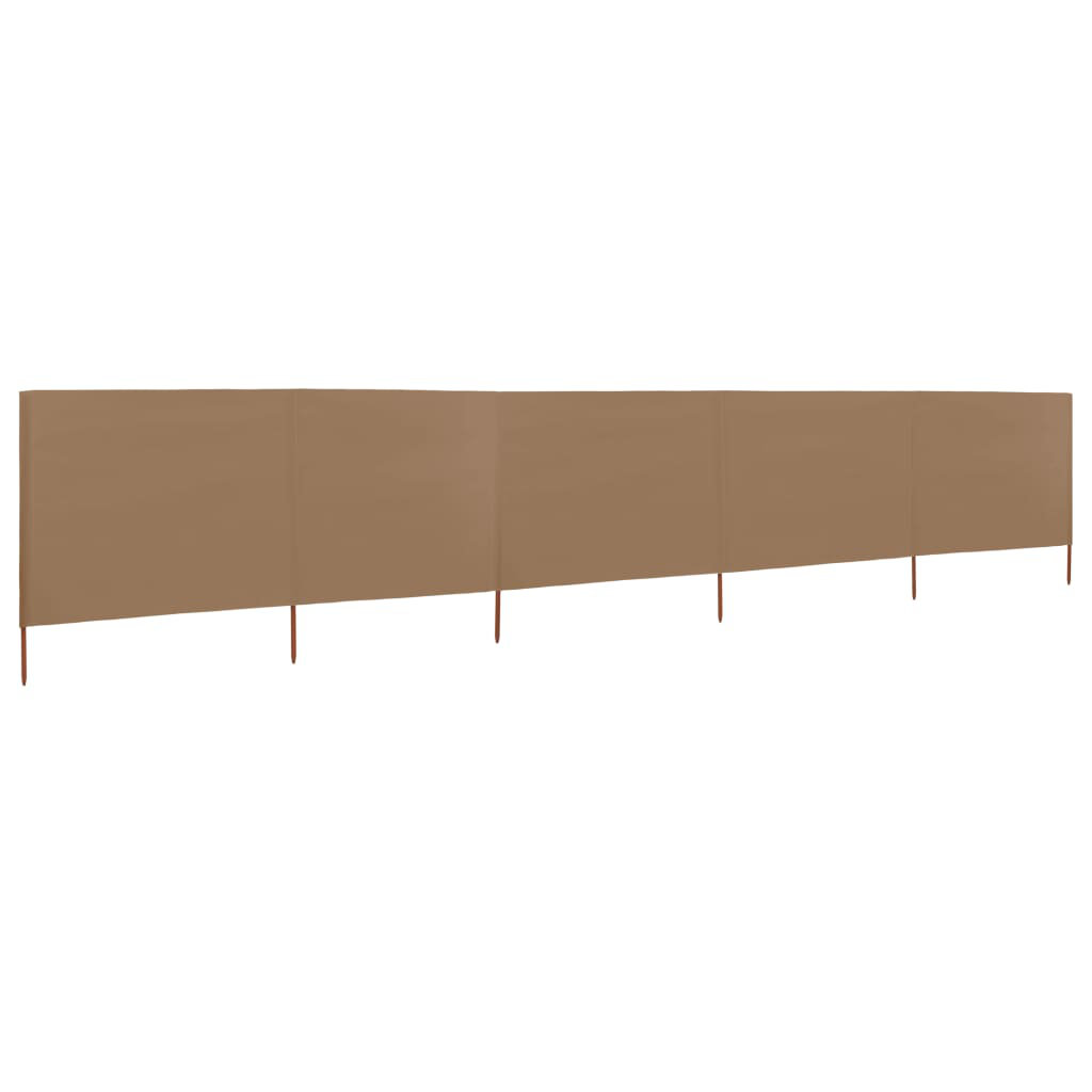 Vidaxl Wind Screen Green Non-Woven Fabric, Wood Large Collapsible ...