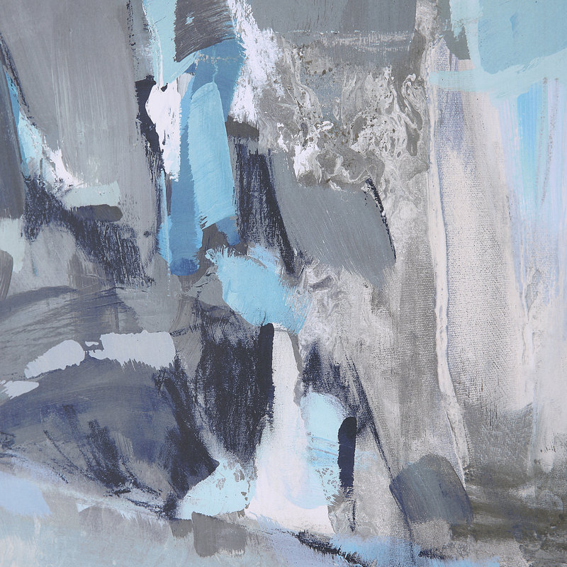 Uttermost Misty Moonlight Abstract - Picture Frame Print | Wayfair