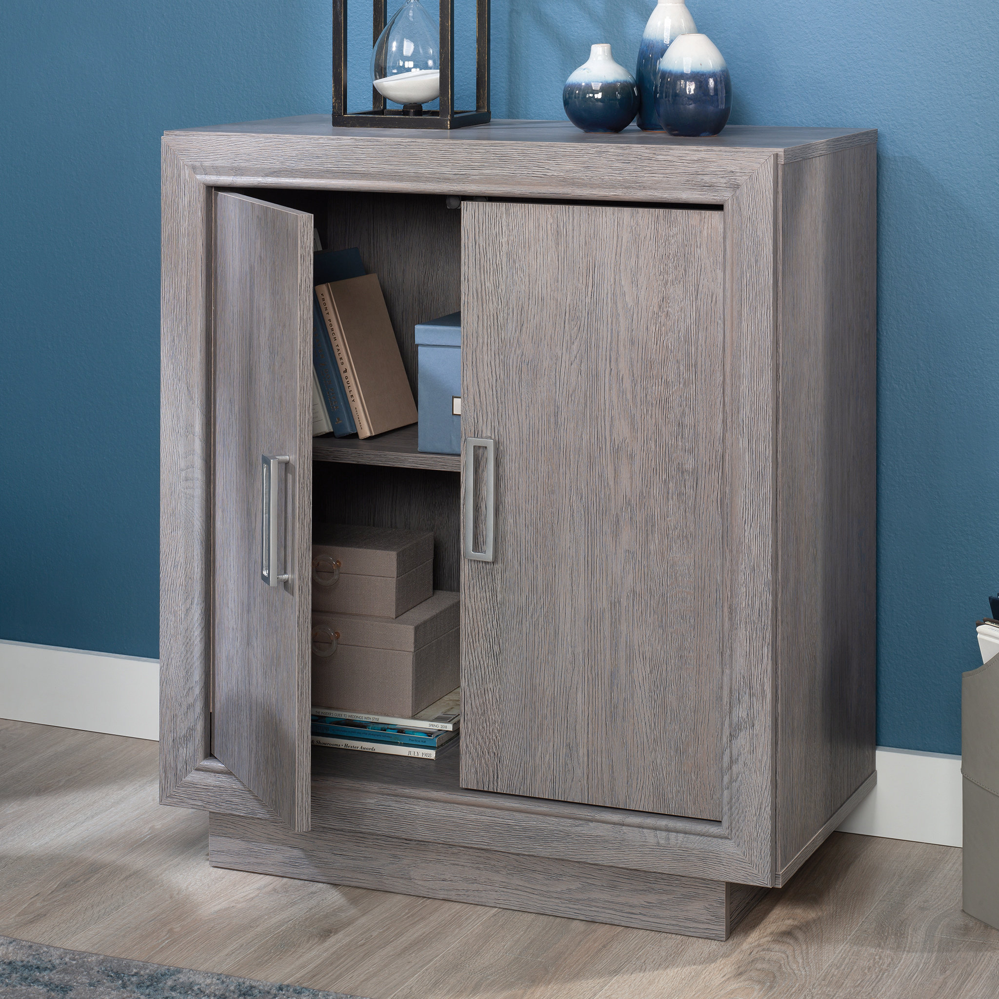 Wade Logan® Delvale 29.291'' Wide 1 - Shelf Storage Cabinet | Wayfair