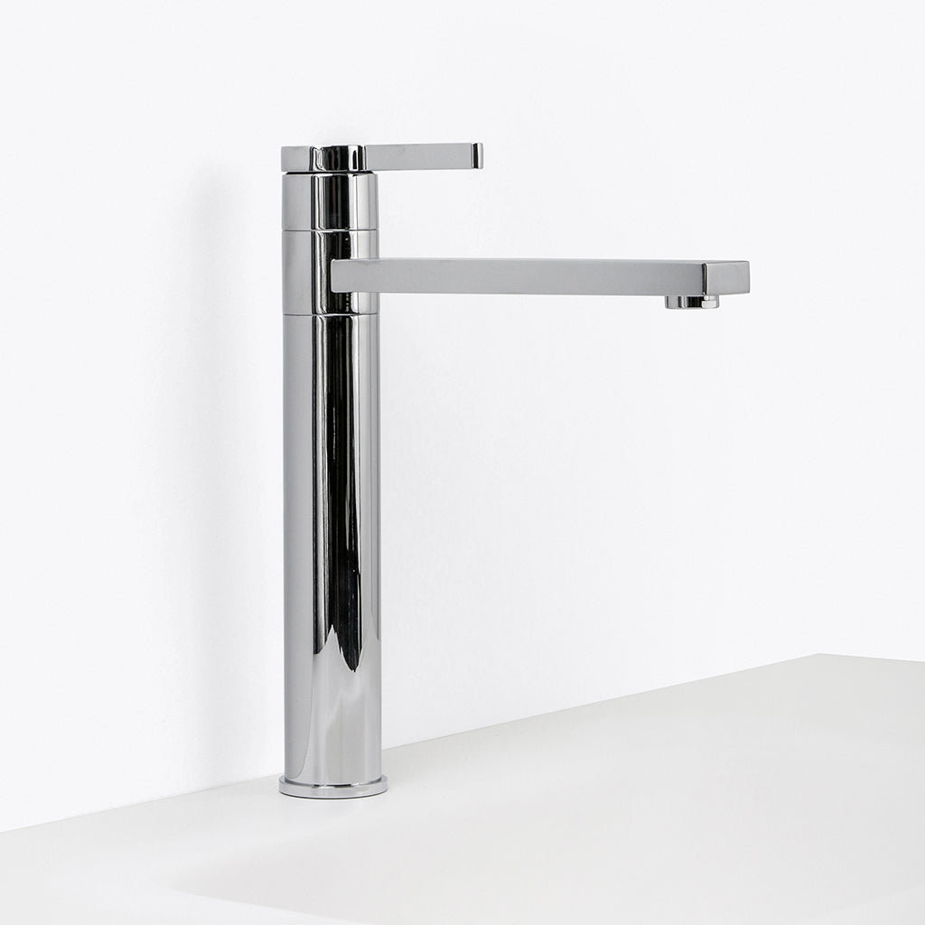 Bathonomy Metro Soho Vessel Bathroom Faucet - Single Hole - 13" Brass ...