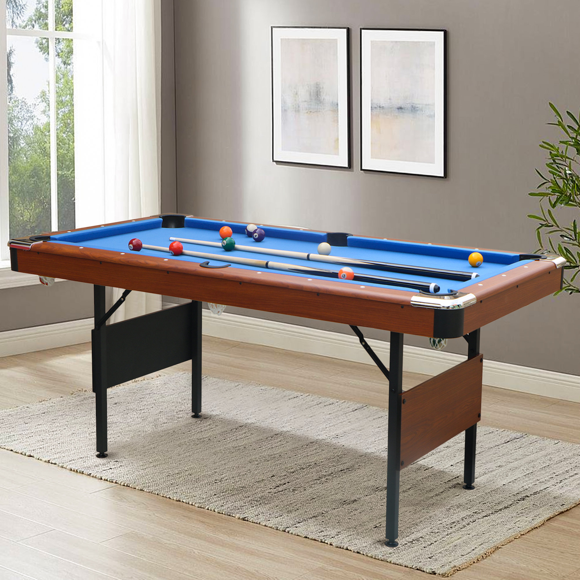 Vandia Multi Game Table,foldable Billiard And Pool Table,football Table,game Table - Portable ...