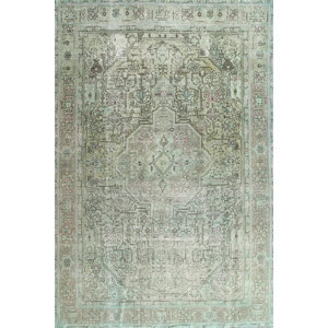 Bloomsbury Market Gaugain Traditional Gray/Sea Green Area Rug & Reviews ...