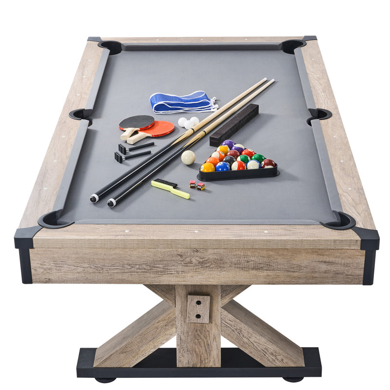 VEVOR 7 ft. Multi Game Pool Table with Leg Levelers & Reviews | Wayfair