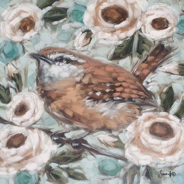 Winston Porter " Rose Garden Wren " by Sara G. Designs - Wayfair Canada