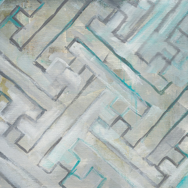 Ivy Bronx Tile Element IV by Danhui Nai Wrapped Canvas Painting Print ...