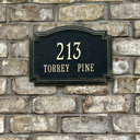 Whitehall Products Williamsburg 2-Line Address Plaque & Reviews | Wayfair