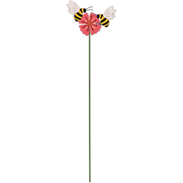The Holiday Aisle® Cassandra Bee Plant Garden Stake | Wayfair